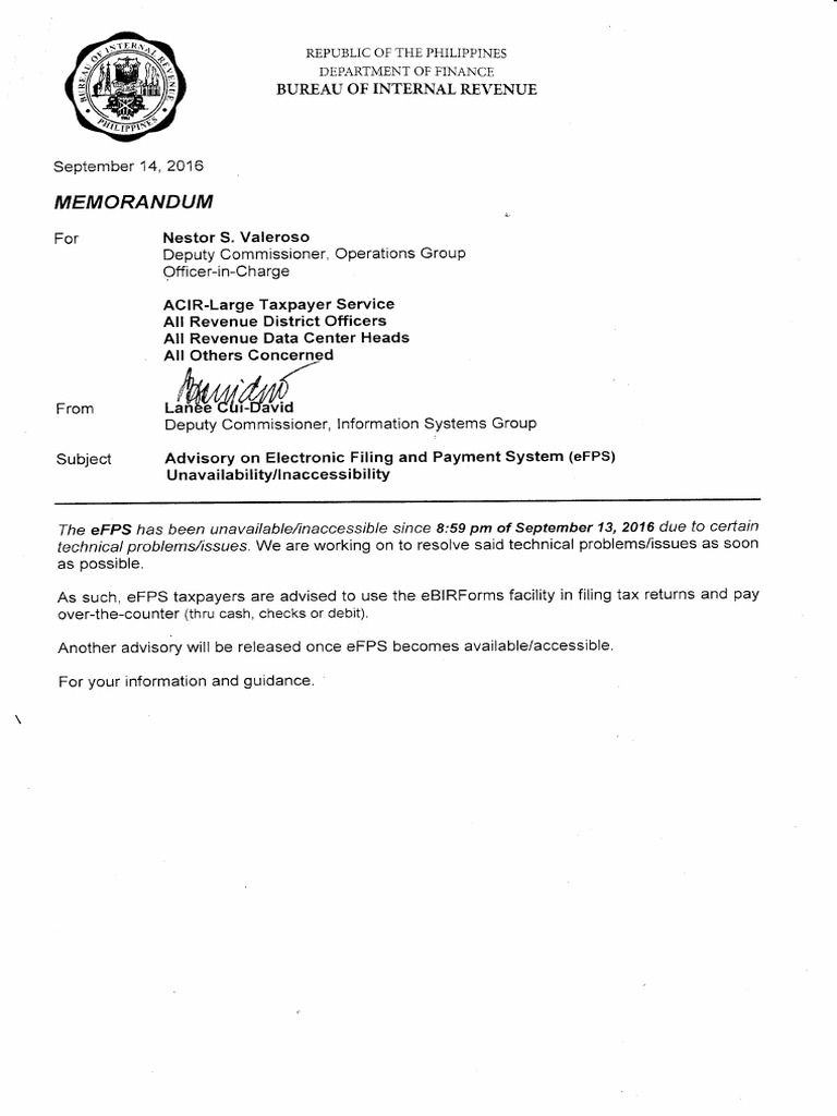 Advisory EFPS | PDF | Finance & Money Management