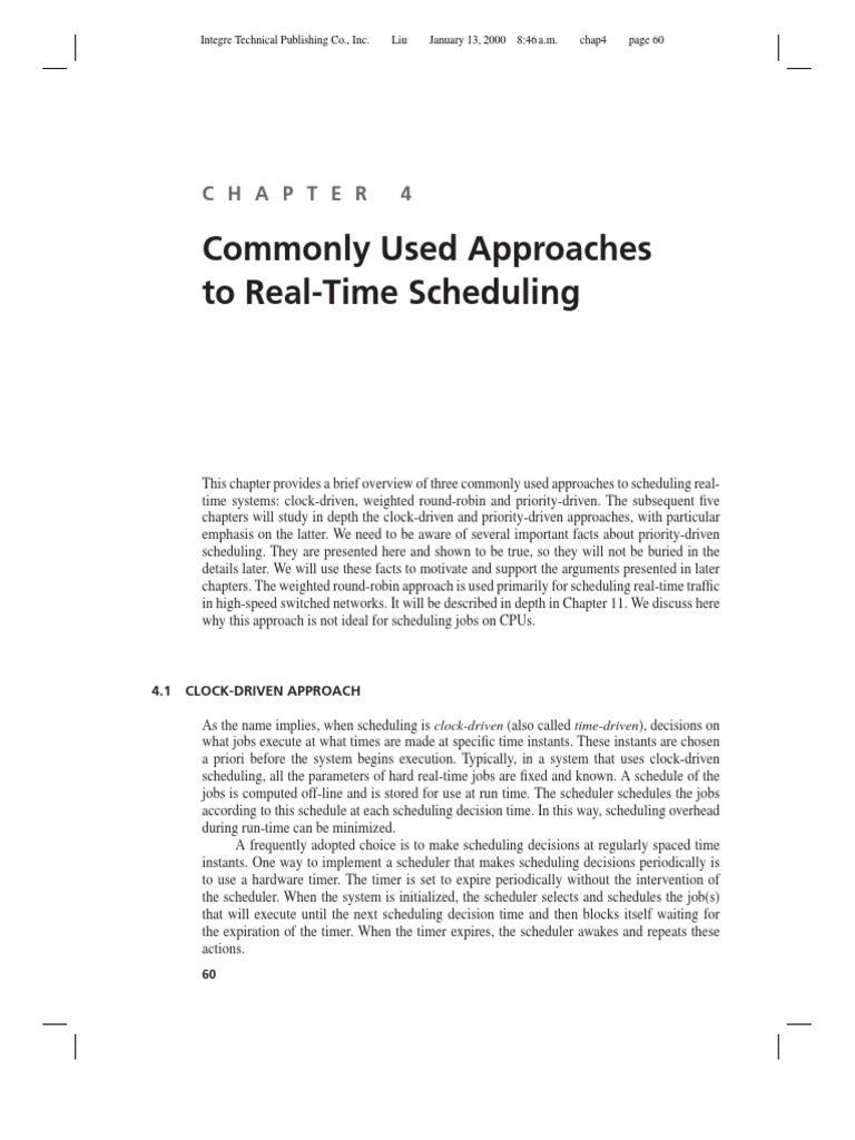 Chapter 4 | PDF | Scheduling (Computing) | Applied Mathematics