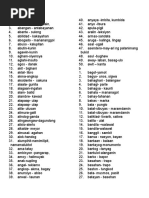 Mga Malalalim Na Salitang Filipino | PDF