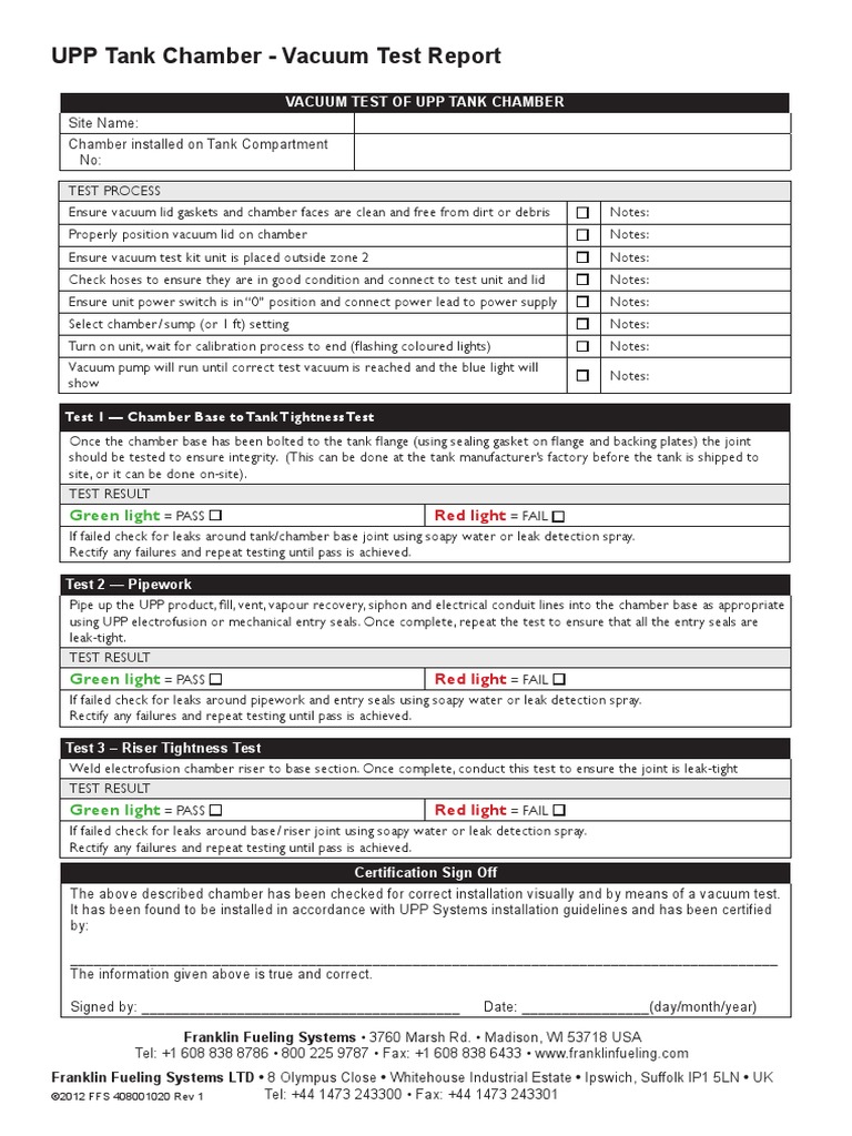 r1 Tank Chamber Vac Test | PDF | Vacuum | Pipe (Fluid Conveyance)