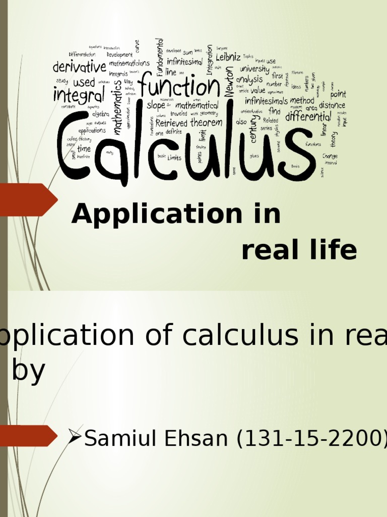 Real-Life Applications of Calculus | PDF