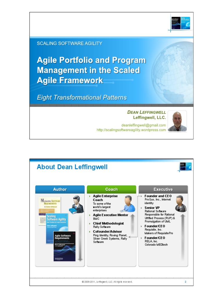 Agile Portfolio Management Rally Keynote | PDF | Agile Software ...