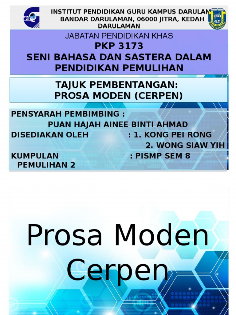 Kumpulan 6 Prosa Moden (Cerpen) | PDF