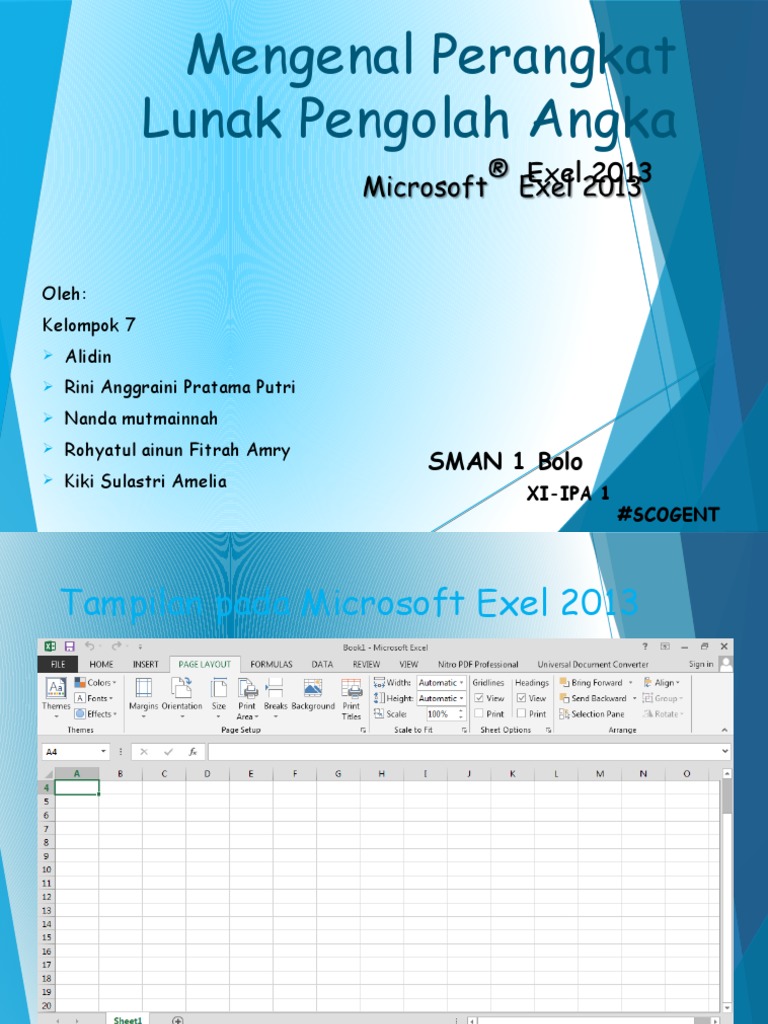 Fungsi Button Page Layout Pada Microsoft Exel | PDF
