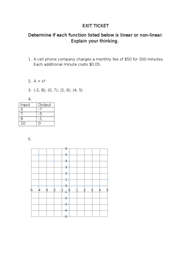 Linear vs Non-Linear Functions | PDF | Electrical Engineering | Applied ...