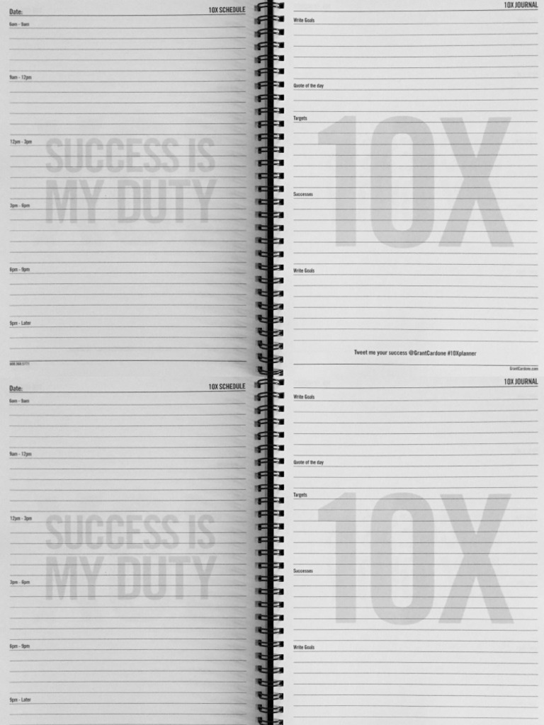 10x Planner | PDF