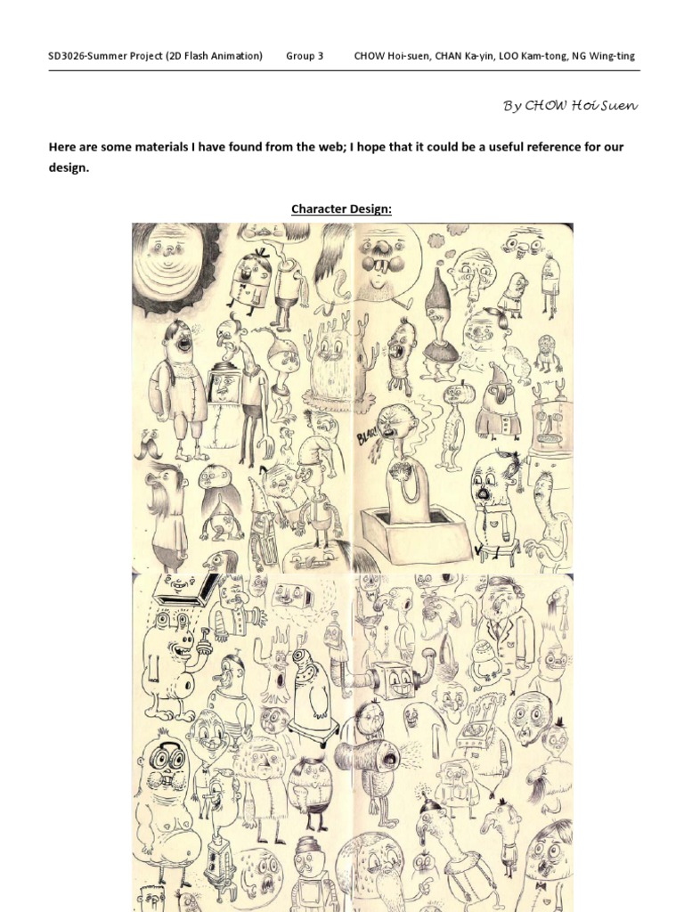Character Design Analysis | PDF | Animation