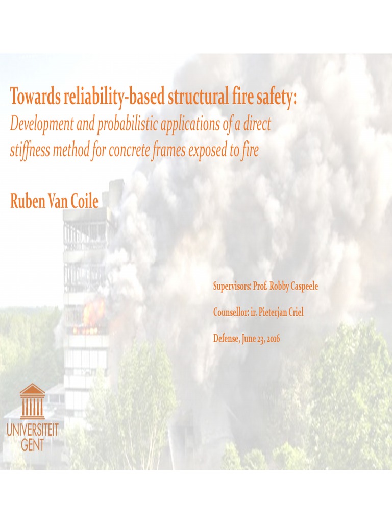 Towards Reliability-Based Structural Fire Safety | PDF | Analysis ...