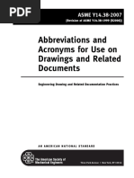 Engineering Drawing Acronyms | PDF