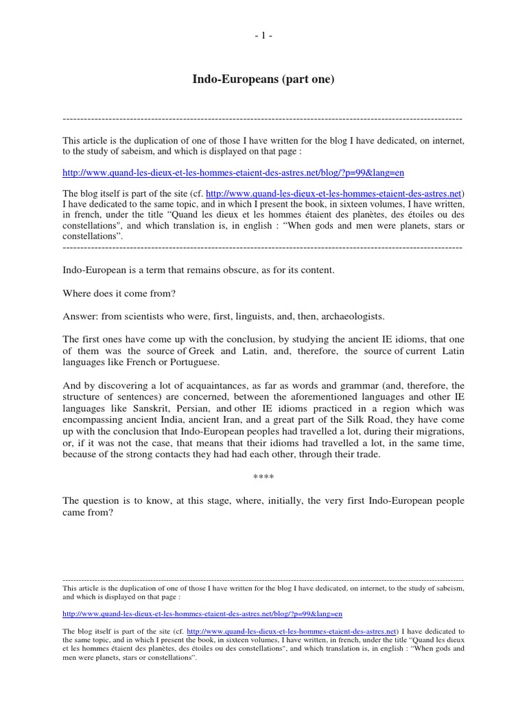 Indo-Europeans (Part 1) | PDF | Assyria | Achaemenid Empire