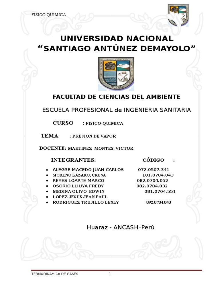 Termodinámica de Gases Proceso Isotérmico | PDF | Termodinámica | Calor