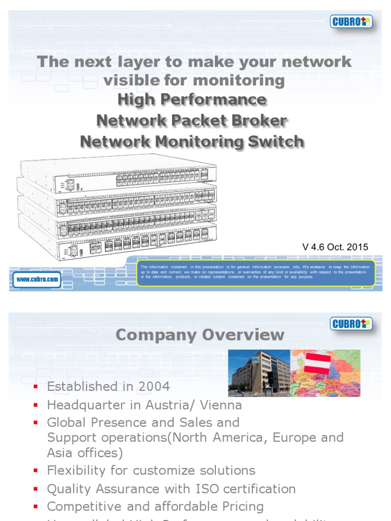 Packetmaster - Overview Oct 2015 (Revised) PDF | PDF | Ip Address ...