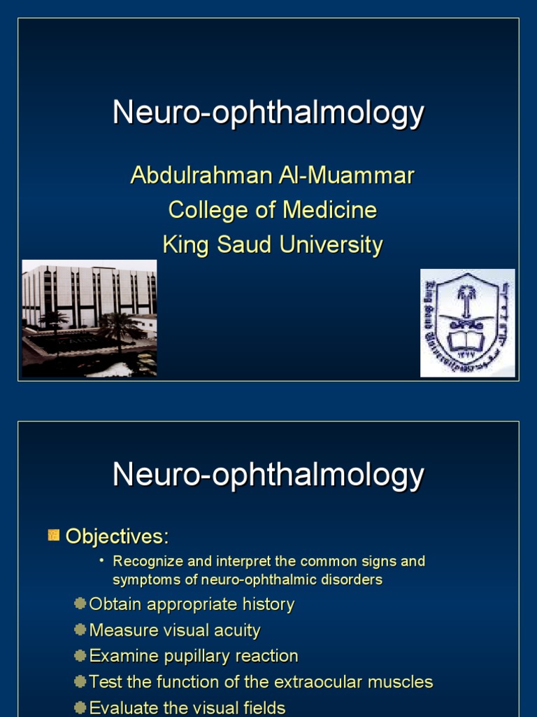 Neuro-ophthalmology.ppt | Human Eye | Vision | Free 30-day Trial | Scribd