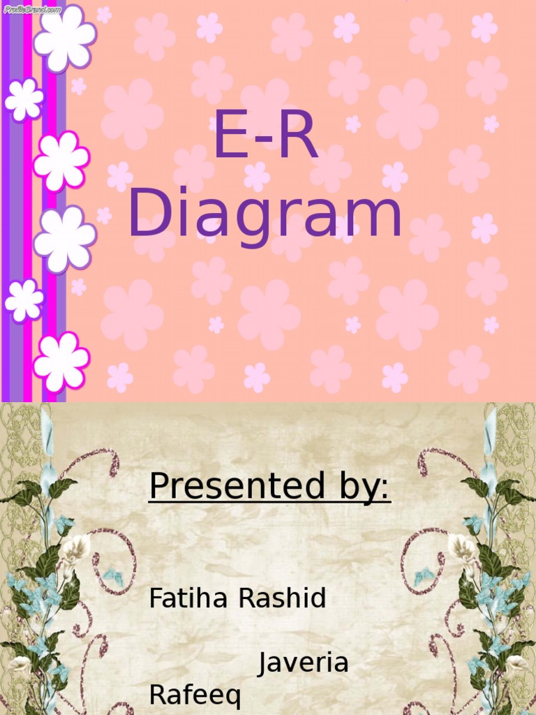 Er Diagram Pdf Data Information Science