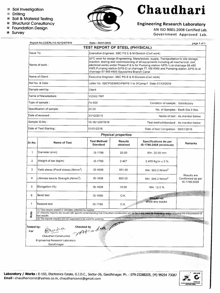 Steel Report | PDF | Strength Of Materials | Yield (Engineering)