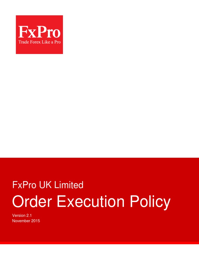 Understanding Order Execution Terms | PDF | Order (Exchange) | Market ...