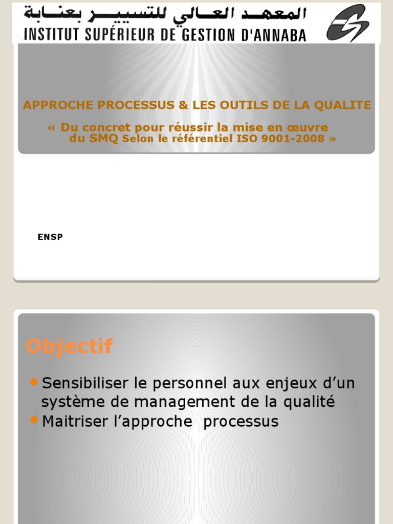 Approche Processus | PDF | Management de la qualité | Science