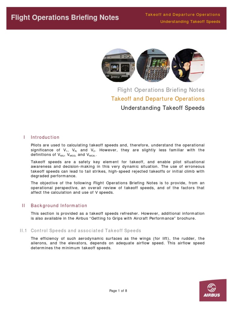 Understanding Take Off Speeds | PDF | Technology & Engineering