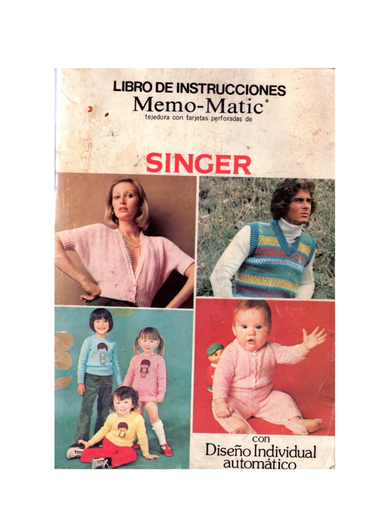 Instrucciones Memo Matic Singer | PDF | Informática y tecnología de la ...