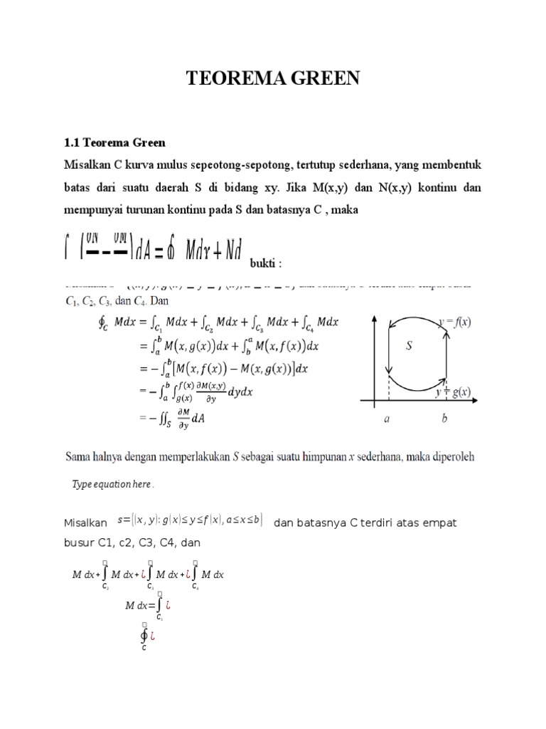 Teorema Green | PDF
