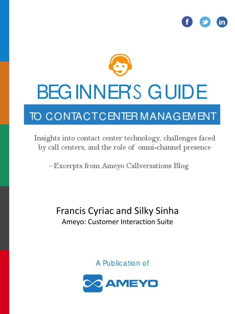 Beginners Guide To Contact Center Management | PDF | Call Centre ...
