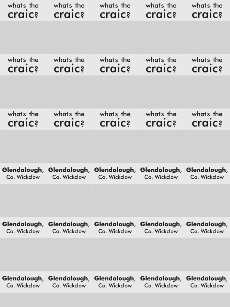 Whats The Craic | PDF