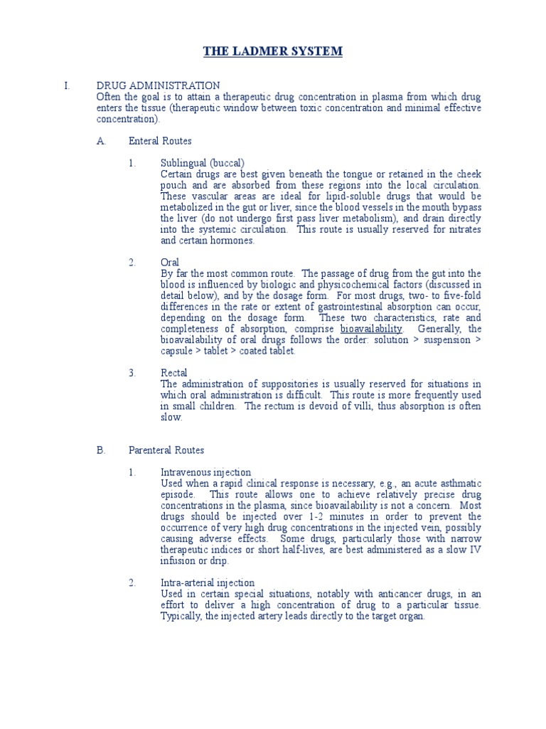 The Ladmer System | PDF | Cytochrome P450 | Acid Dissociation Constant