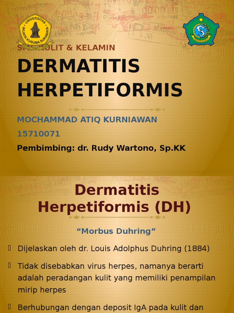 Dermatitis Herpetiformis: Gejala dan Penanganan | PDF