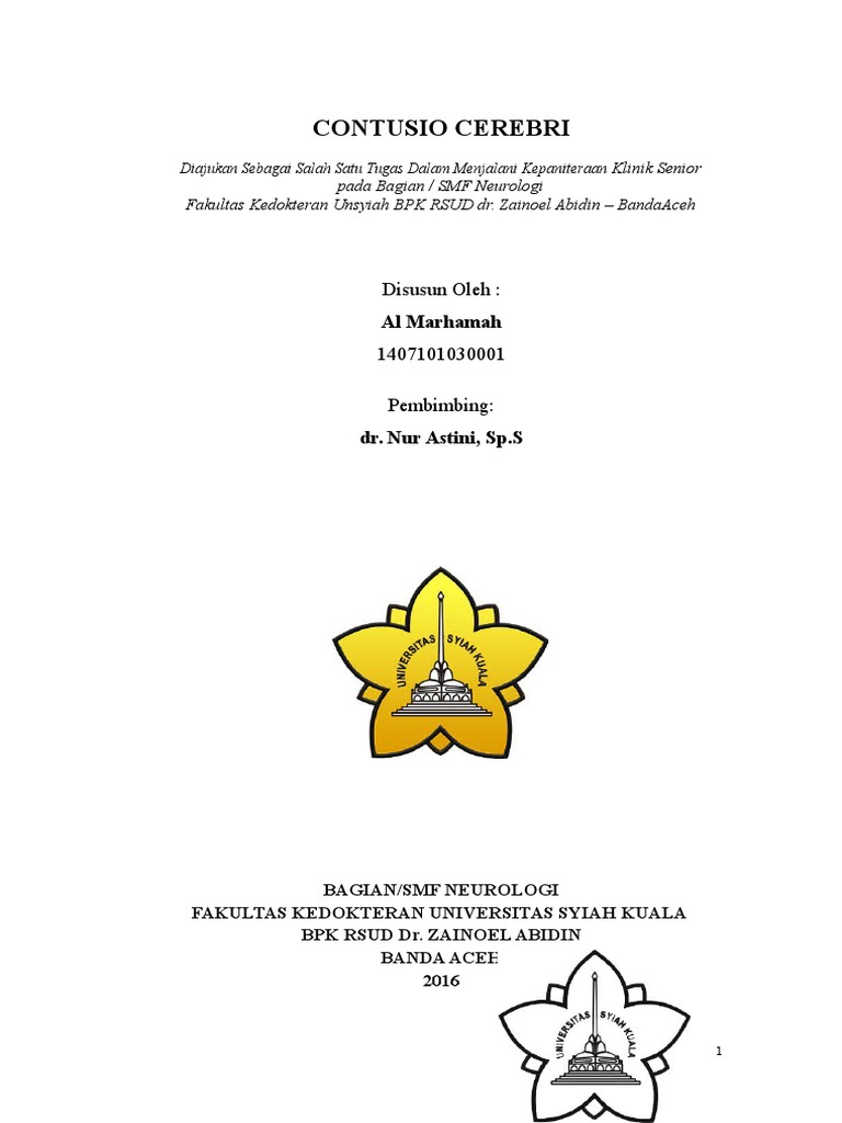 Contusio Cerebri | PDF | Pengembangan Diri