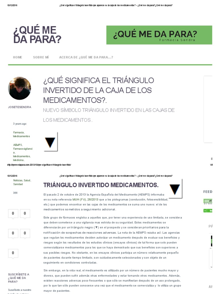 ¿Qué significa el triángulo invertido que aparece en la caja de los ...