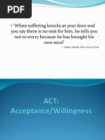 ACT Choice Point Exercise Guide | PDF | Obsessive–Compulsive Disorder ...