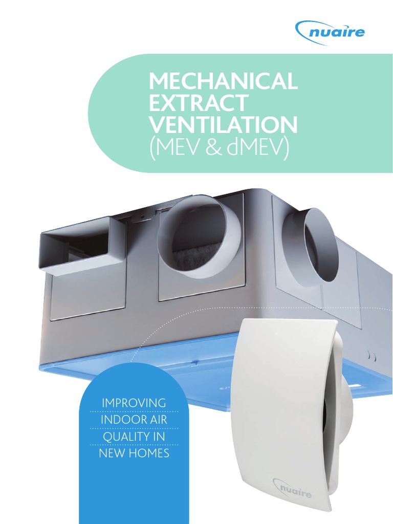 Nuaire Mechanical Extract Ventilation Guide | PDF | Mechanical Fan ...