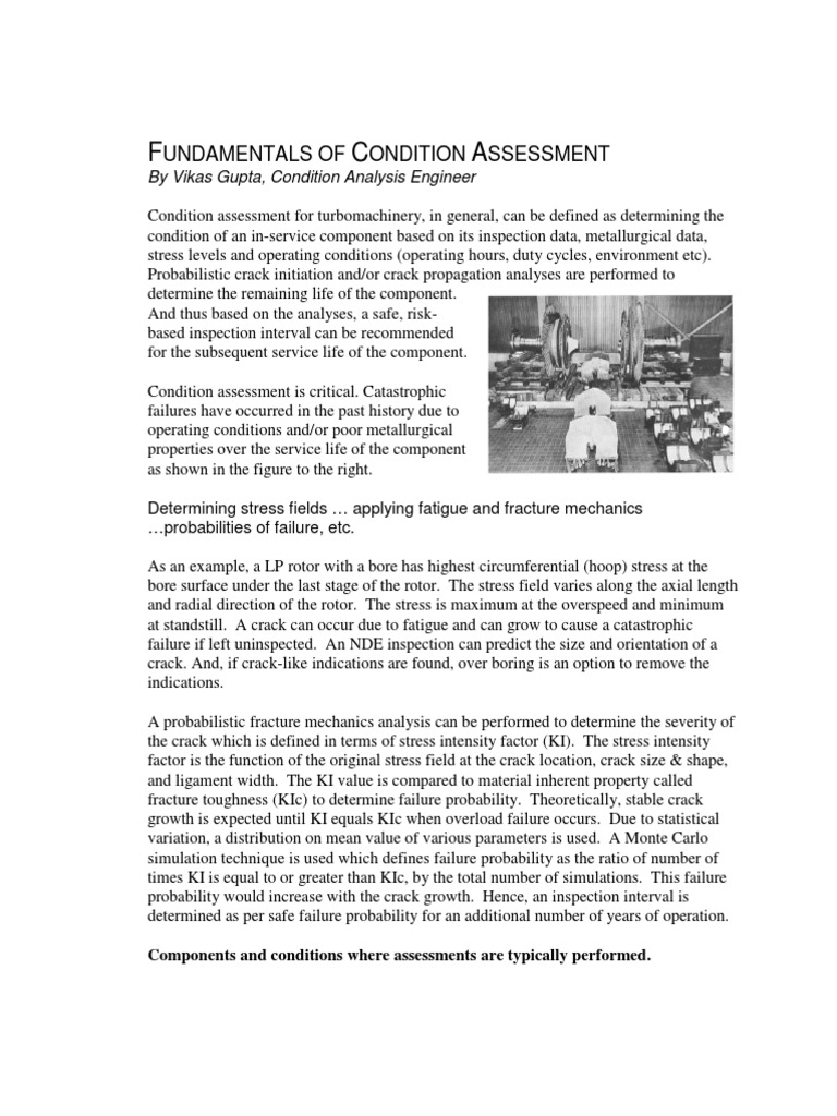 Turbomachinery Condition Assessment Guide | PDF | Fracture Mechanics ...