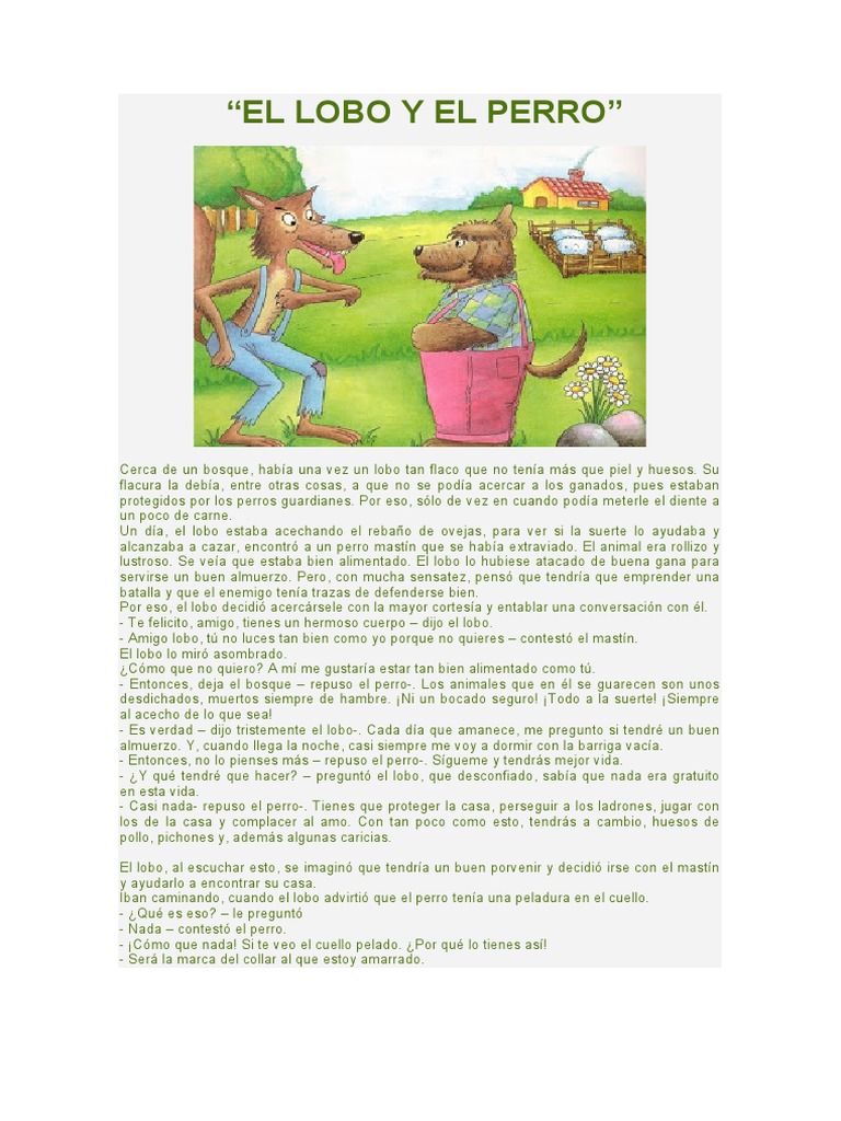 El Lobo y El Perro | PDF