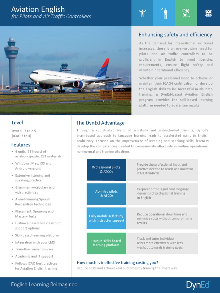 Aviation English For Pilots Controllers | PDF | Educational Technology ...