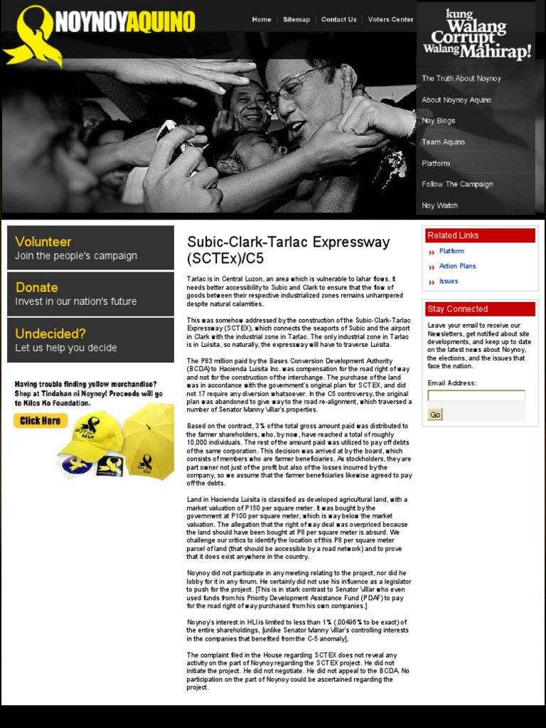 On The Subic-Clark-Tarlac Expressway (SCTEx) | Download Free PDF ...