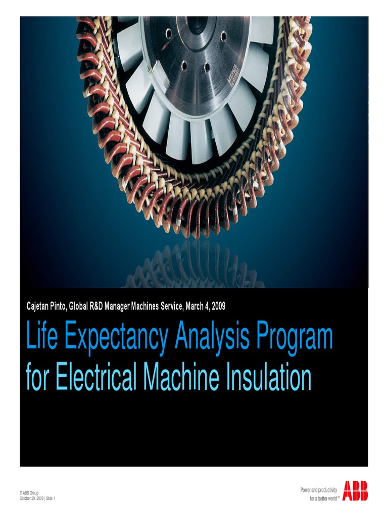 Life Expectancy Analysis Program: For Electrical Machine Insulation ...