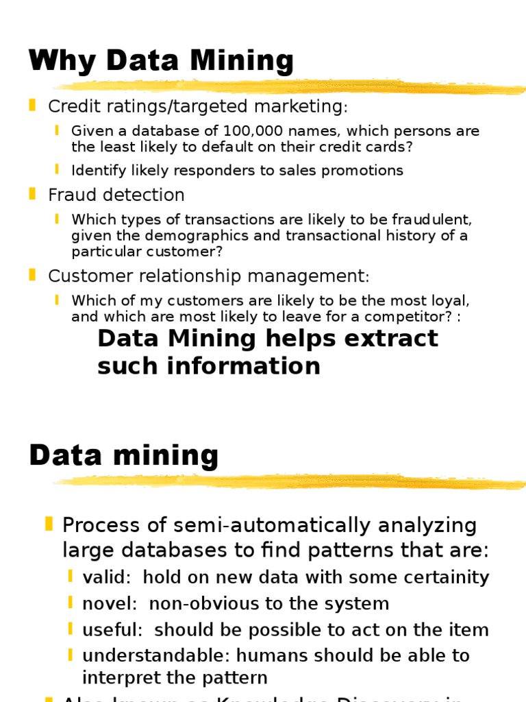 Data Mining Intro | PDF | Cluster Analysis | Data Mining