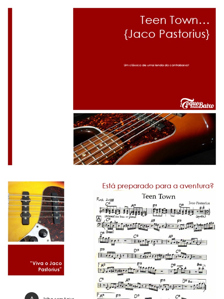 Clássico de Jaco Pastorius: Teen Town | PDF | Arte