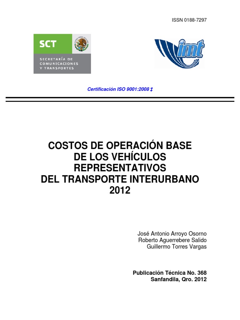 Caracteristica Del t3s2 PDF | PDF | Transporte | Medición