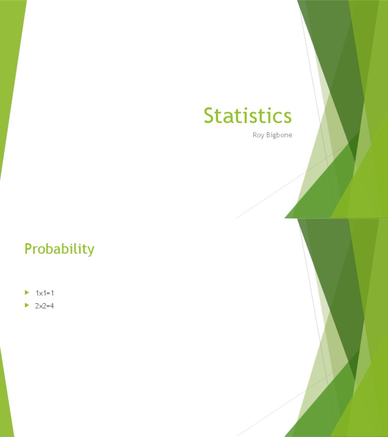 Statistics and Probability | PDF