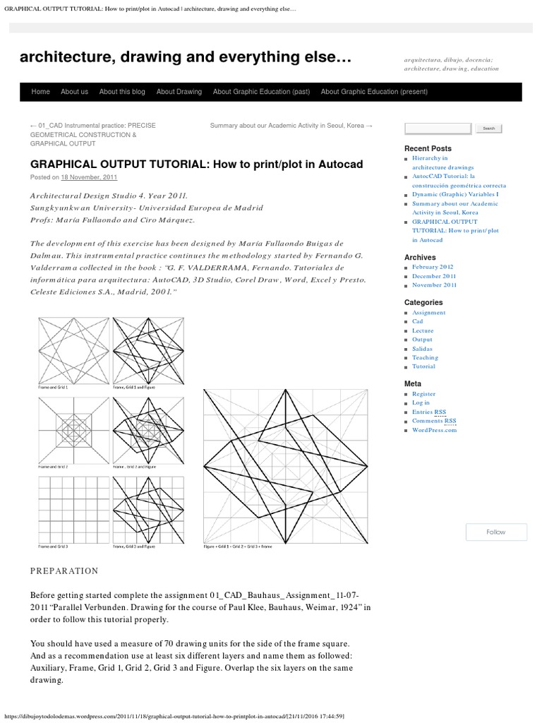 AutoCAD Print/Plot Tutorial | PDF | Page Layout | Adobe Photoshop