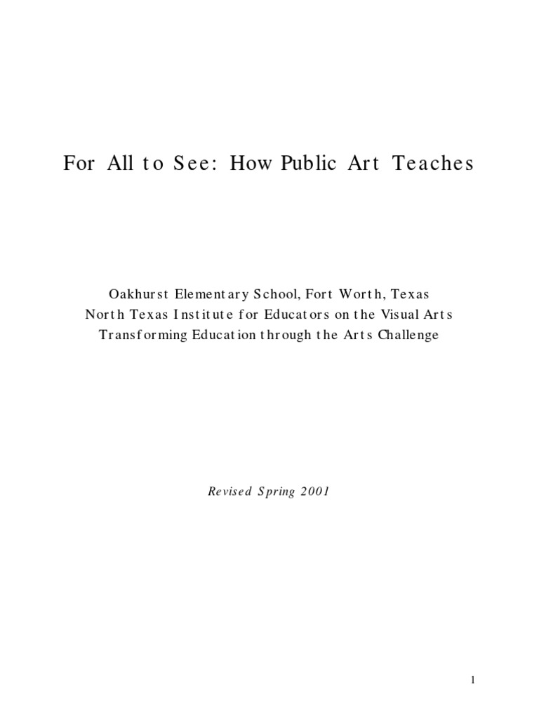 Ce Este Arta Ghid Arte Curriculum | PDF | Cowboys | Paintings