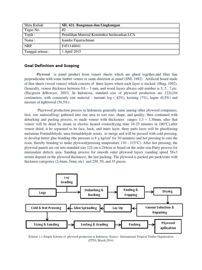 Progress Jurnal LCA Kayu Lapis - Interpretation | PDF | Science ...