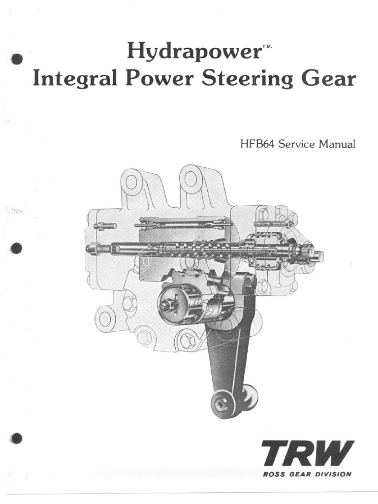 TRW Hydrapower Integral Power Steering Gear | PDF