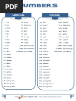 Numbers 1 to 5000 in Words | PDF