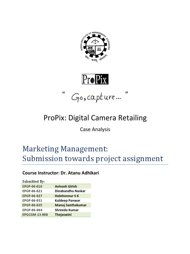 Digital Camera Retailing - Propix | PDF | Digital Single Lens Reflex ...
