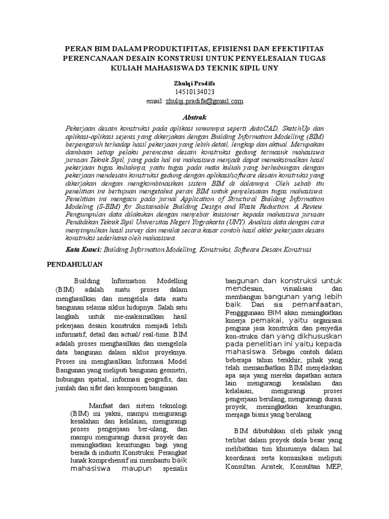 Contoh Jurnal Artikel | PDF