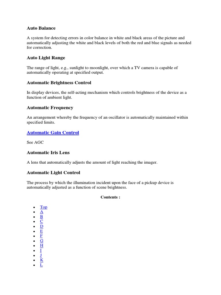 Auto Balance: Automatic Gain Control | PDF | Bit Rate | Bit
