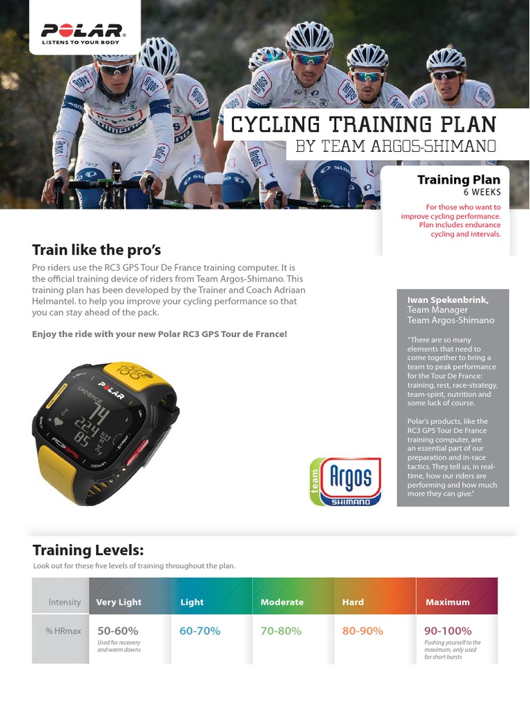 Team Argos-Shimano Cycling Plan 2013 | PDF | Uci World Tour | Cycle Racing